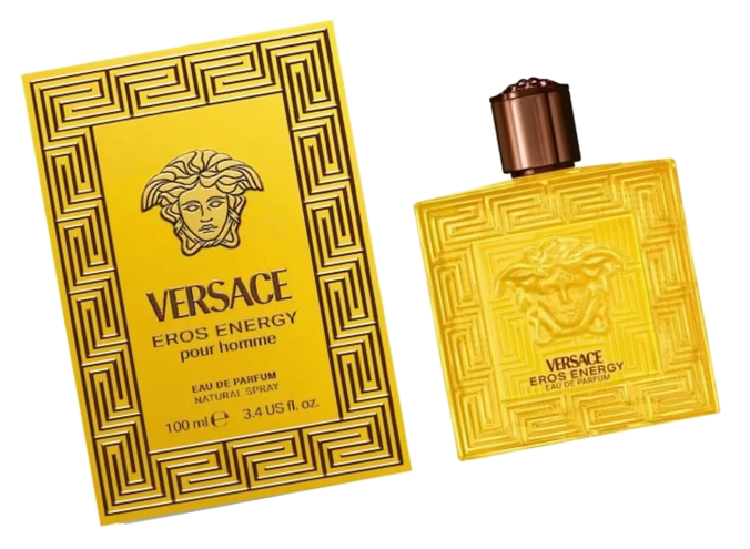 Желтые духи Versace Eros Energy для мужчин 100 мл / Версаче Эрос Энерджи