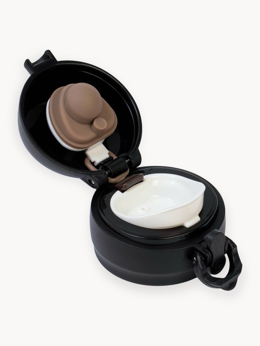 Крышка для термоса, на объем 350 и 500 мл, герметичная, цвет черный