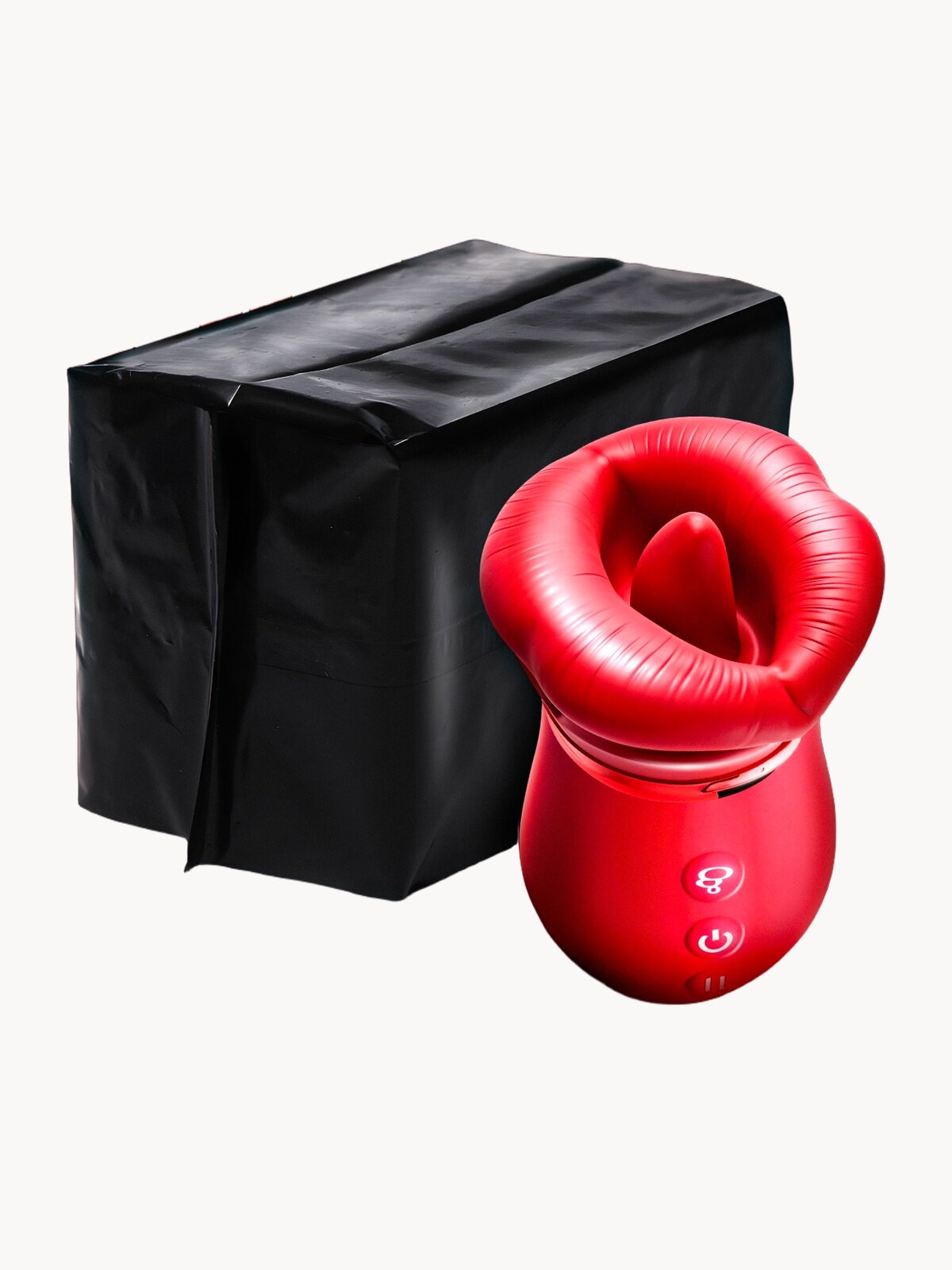 Вибратор с языком и губами женский для куни , секс игрушка с приложением 18+