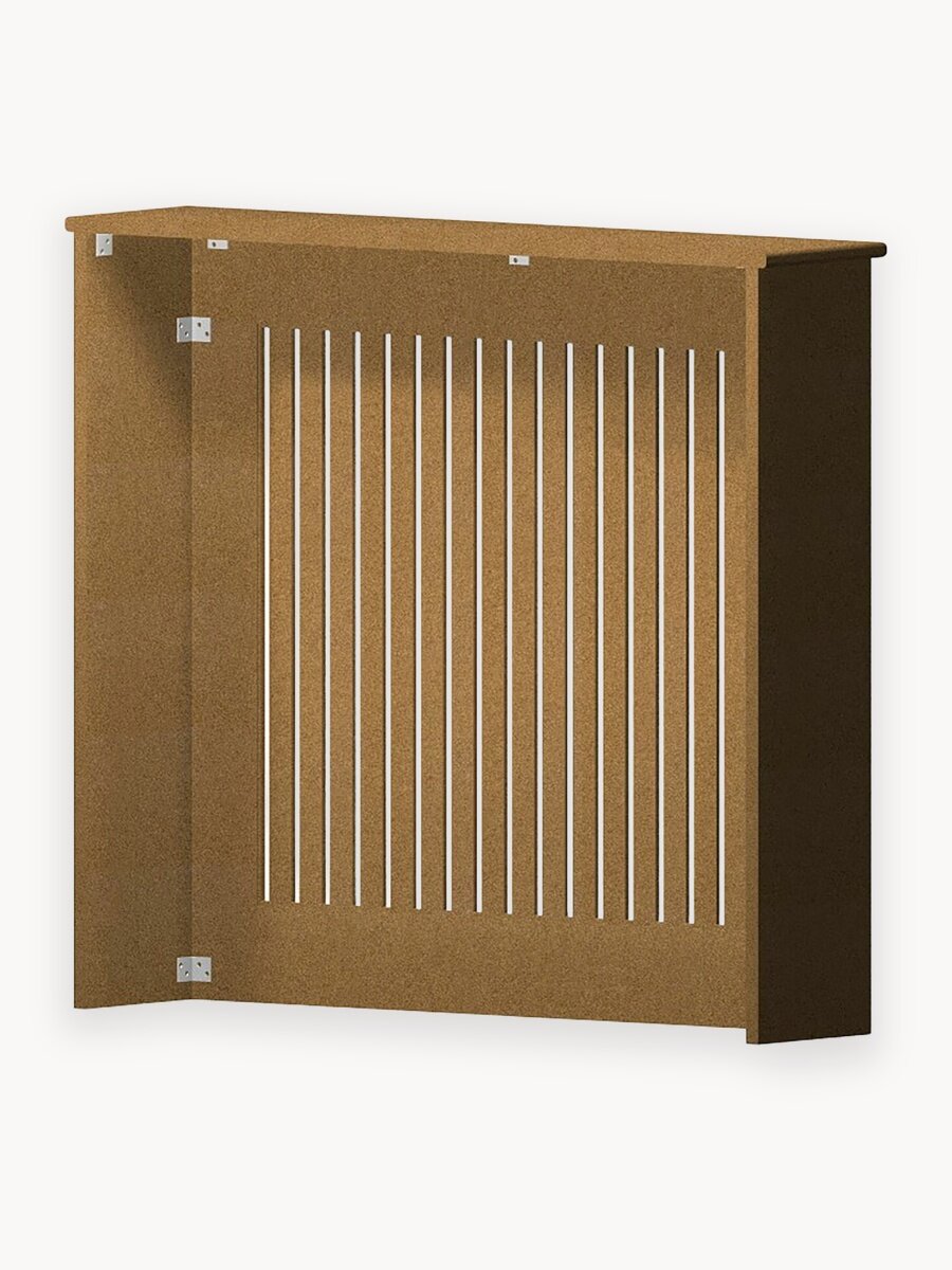 Экран короб на батарею Allwood напольный, без покраски 130х81,5 см