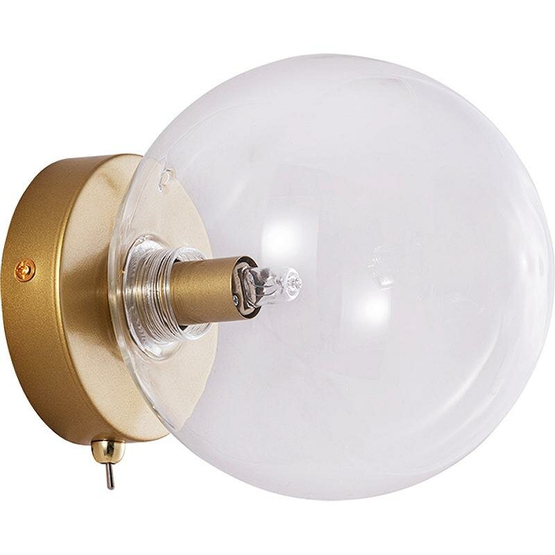 Настенный светильник Arte Lamp Vincent A7790AP-1GO цвет золото Модерн
