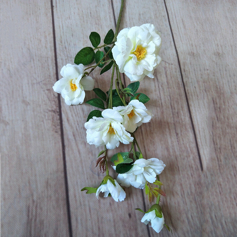 Комнатное украшение искусственные цветы розы лфлайк силк флора арранджментс крем