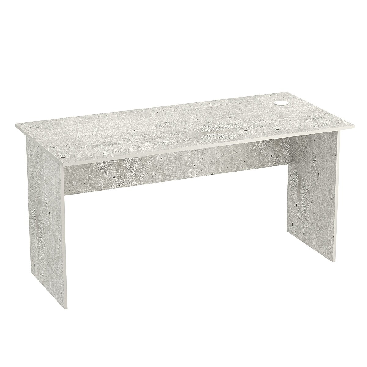 Стол рабочий офисный С-04, Метрополитан Грей. Производитель товара - компания ТОБ.