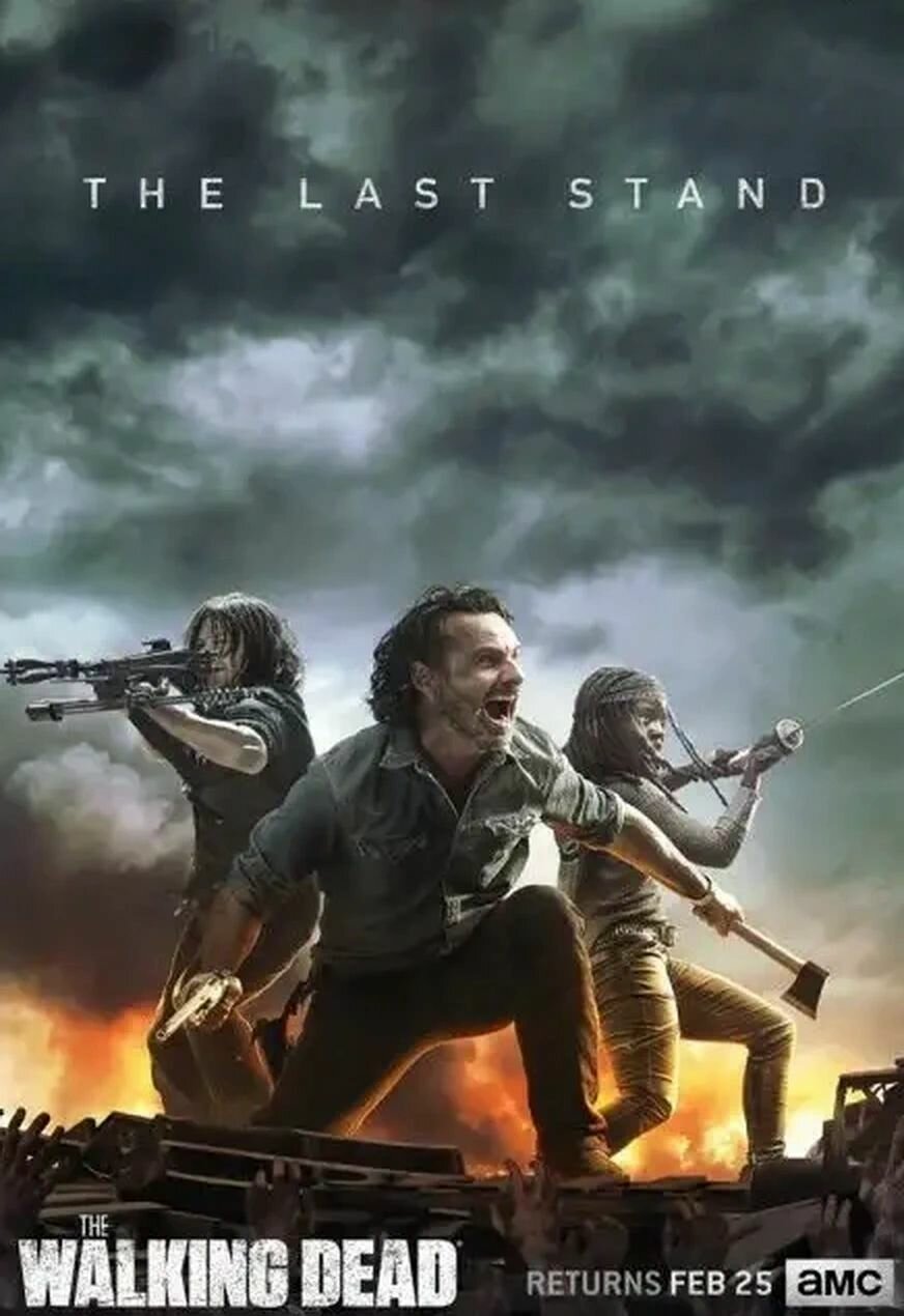 Плакат, постер The Walking Dead, сериал. Ходячие мертвецы на бумаге, размер 21х30см