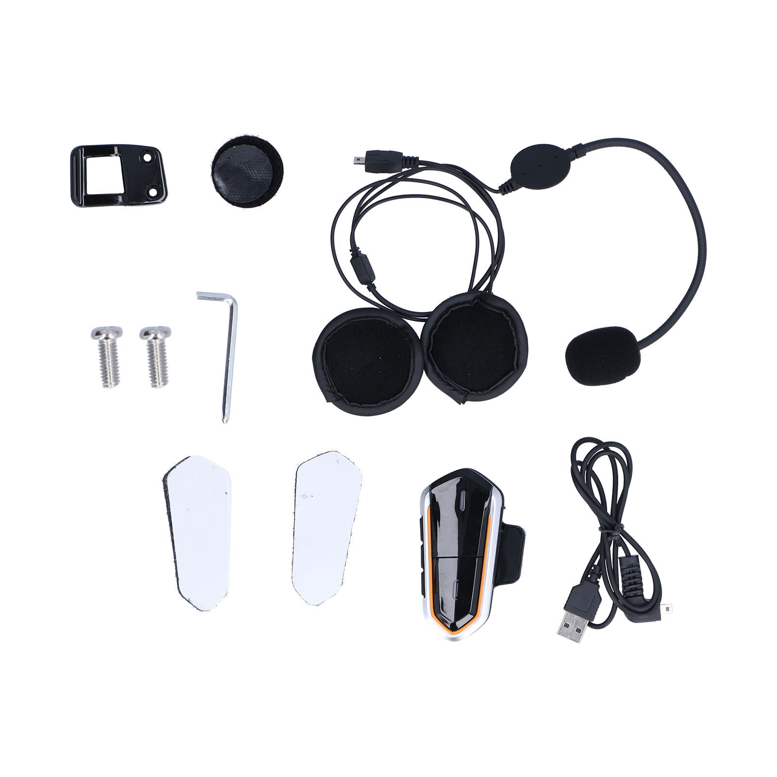 Bluetooth гарнитура для мотошлема с наушником над ухом