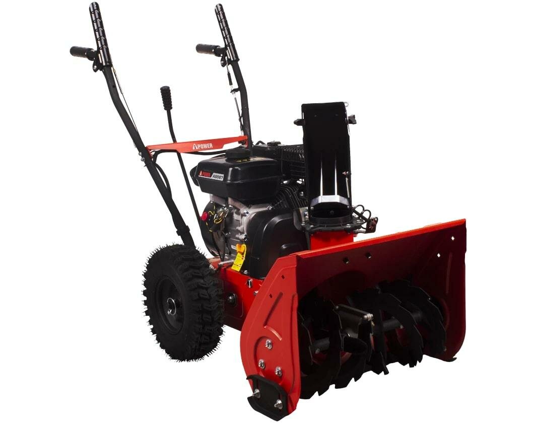 Снегоуборщик A-iPower AS567, бензиновый, самоходный, ширина захвата 56 см