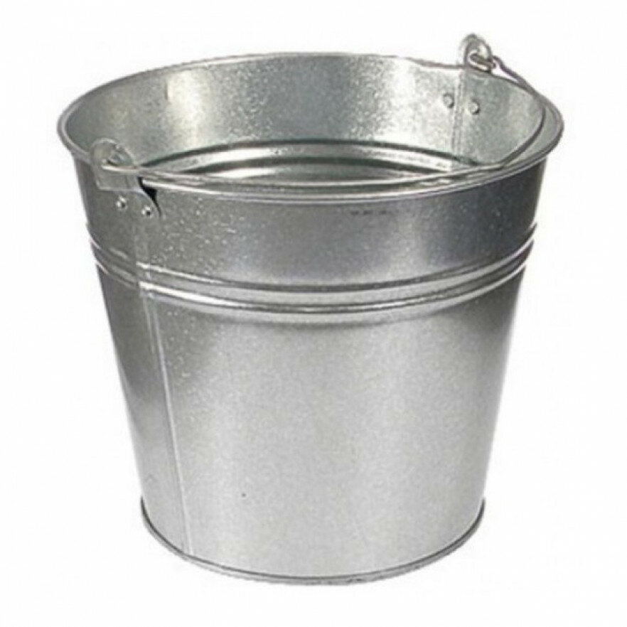 Ведро оцинкованное хозяйственное усиленное 15 Л (0,45 мм)