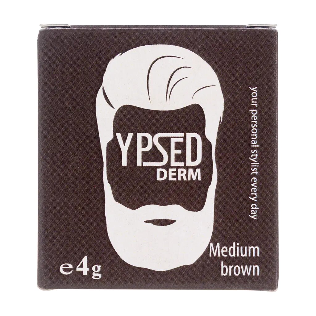 Ypsed Derm Пудра-камуфляж для волос Мedium brown средне-коричневый 4 г 1 шт