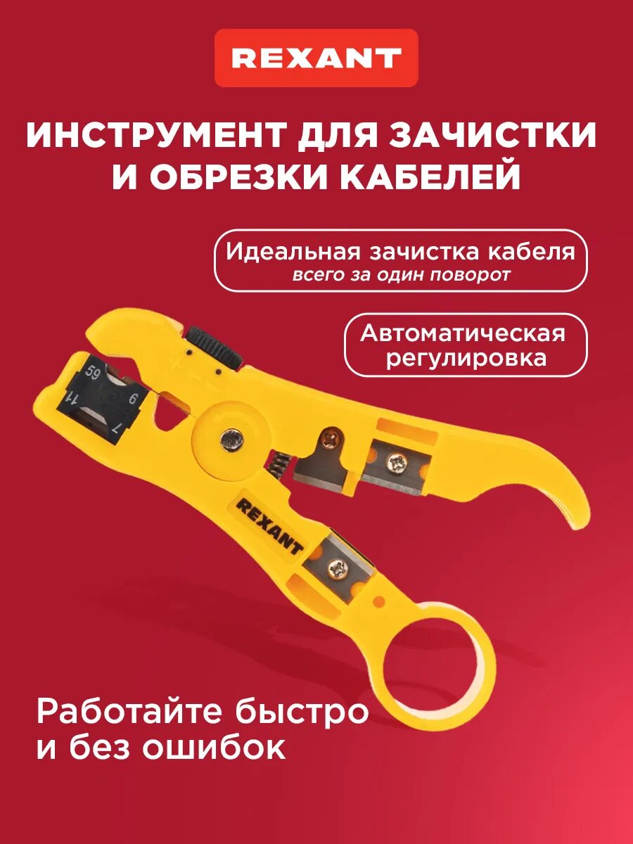 Нож для зачистки проводов HT-318M, для витой пары, пластик, компактный