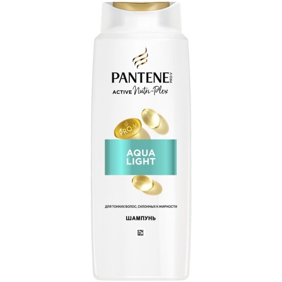 Шампунь Pantene Pro-V Aqua Light, для тонких и склонных к жирности волос, 580 мл