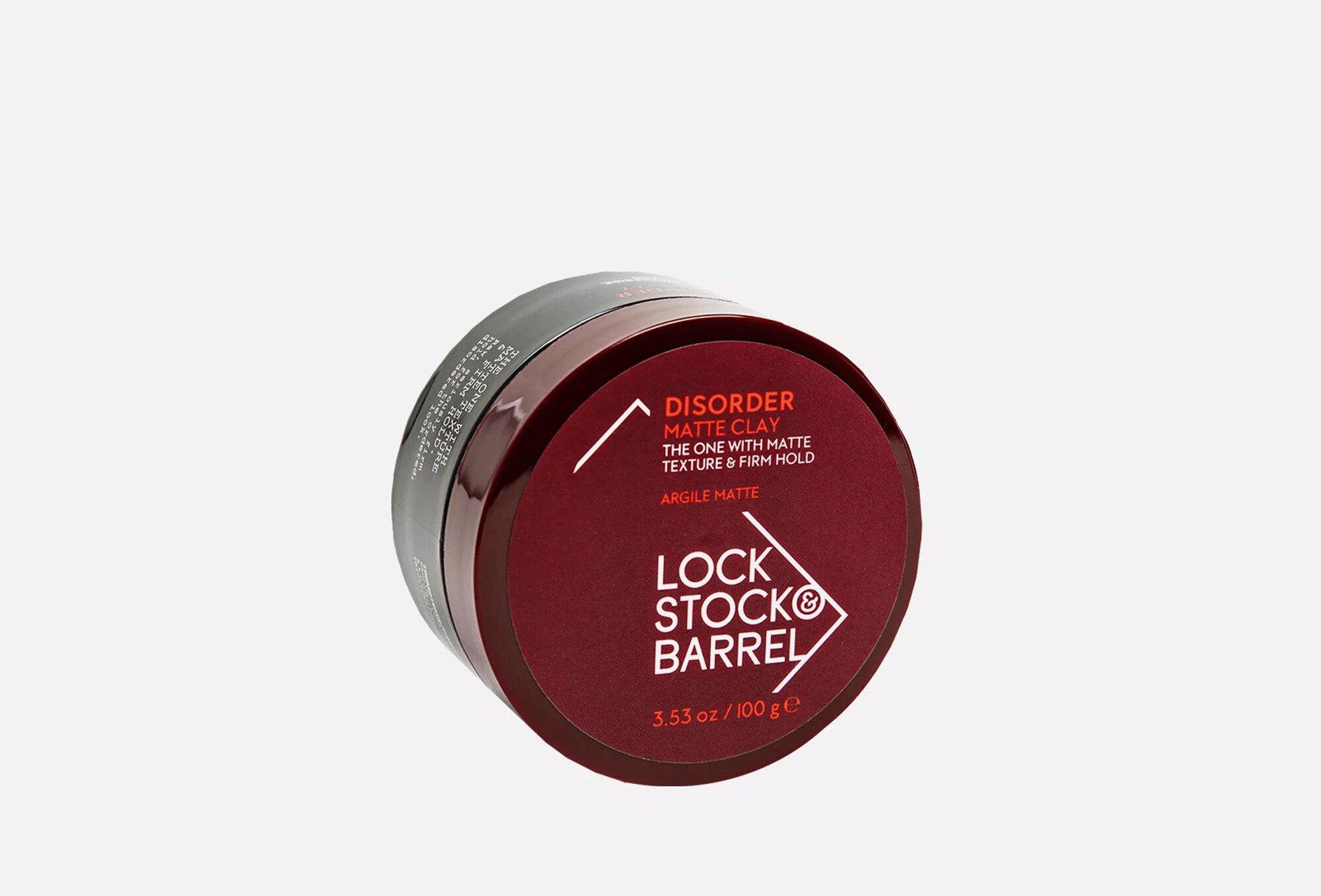 Ультраматовая жесткая глина LOCK STOCK & BARREL Disorder ultra matte clay 100 г