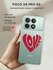 Чехол на Xiaomi Poco X6 PRO 5G / Поко X6 Про 5G с принтом "Love heart 2 - 14 фев...