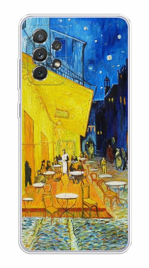 Чехол на Samsung Galaxy A73 / Самсунг Галакси А73 с принтом "Ван Гог Желтый дом"