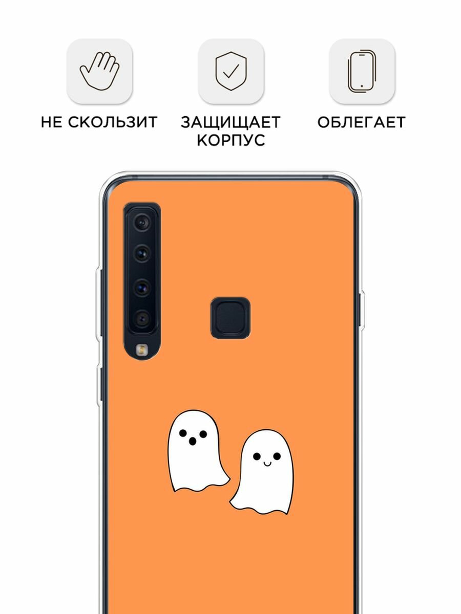 Чехол на Samsung Galaxy A9 2018 / Самсунг Галакси А9 2018 с принтом Cute ghosts — фото 1