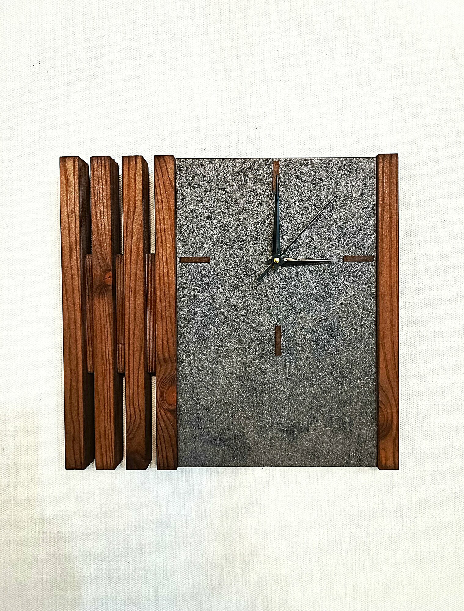 Часы Настенные Интерьерное Дизайнерское Панно Рейки Стильный Лофт