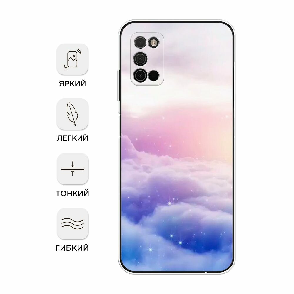 Чехол на Samsung Galaxy A03S / Самсунг Галакси A03S с принтом "Небеса" — фото 1