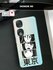 Чехол на Honor 90 / Хонор 90 с принтом "Tokyo girls", прозрачный
