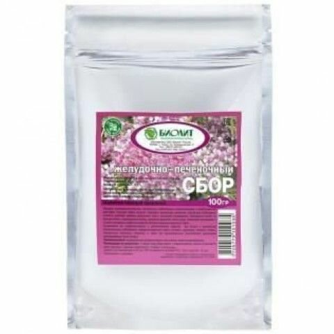 Травяной сбор Биолит. Природная аптека Сибири "Сбор желудочно-печеночный 100 г"