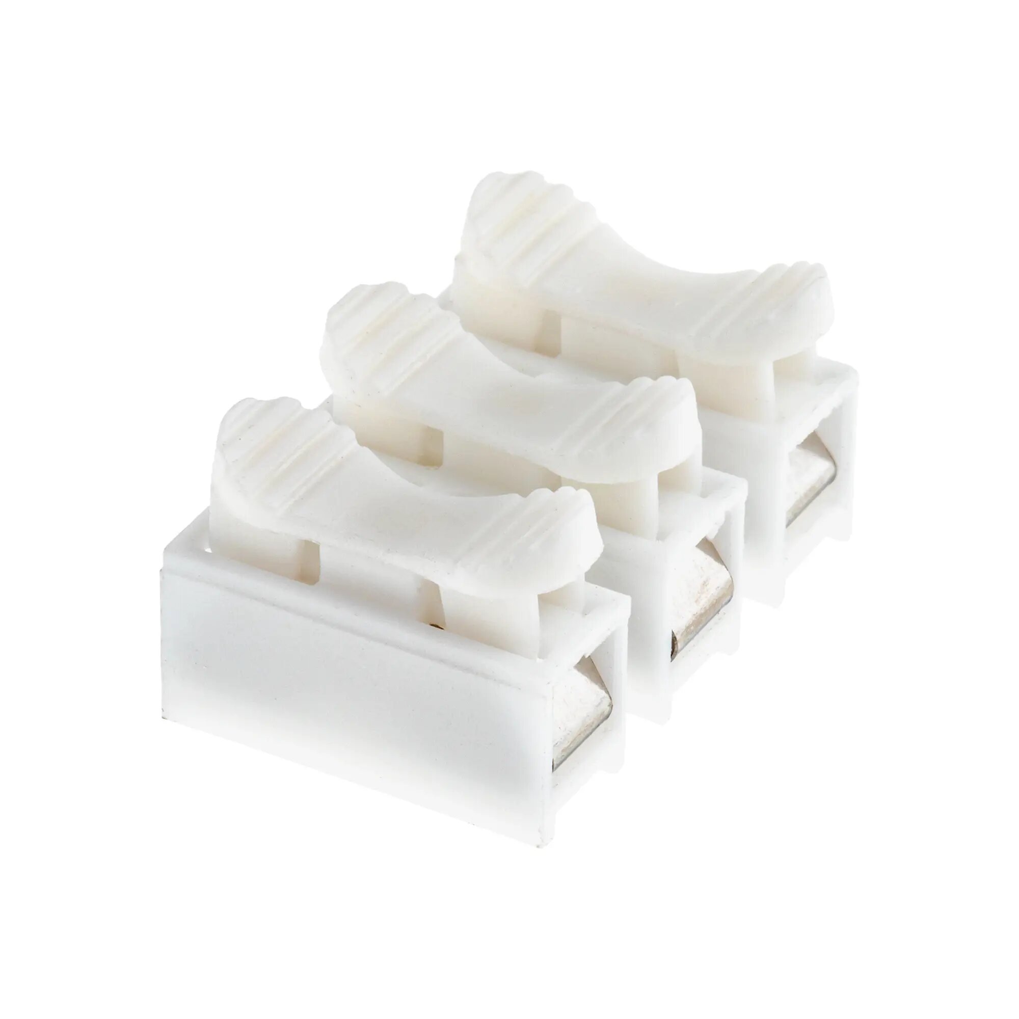 Duwi СМК 823-2-10 клеммы нажимные пружинные, 3-проводные, 2.5 мм², серые, 5 шт