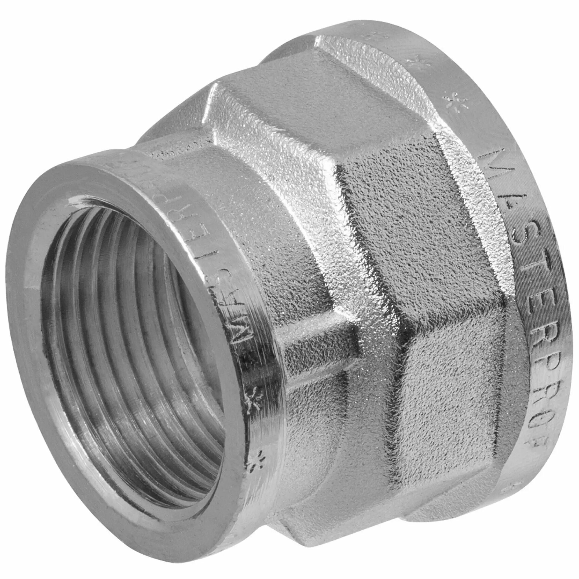 MPF Муфта переходная 1x3/4 ВР латунь - соединение труб внутренней резьбы для сантехники