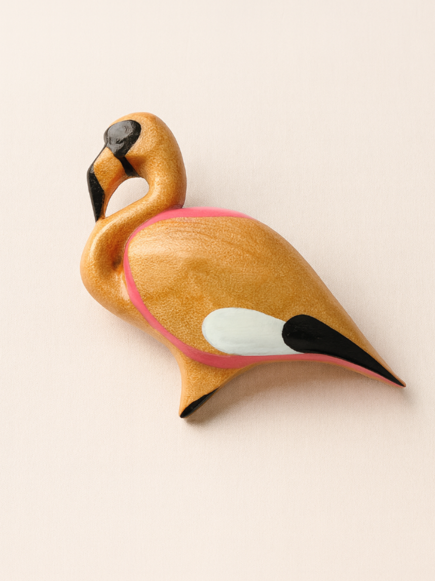 Брошь, дерево