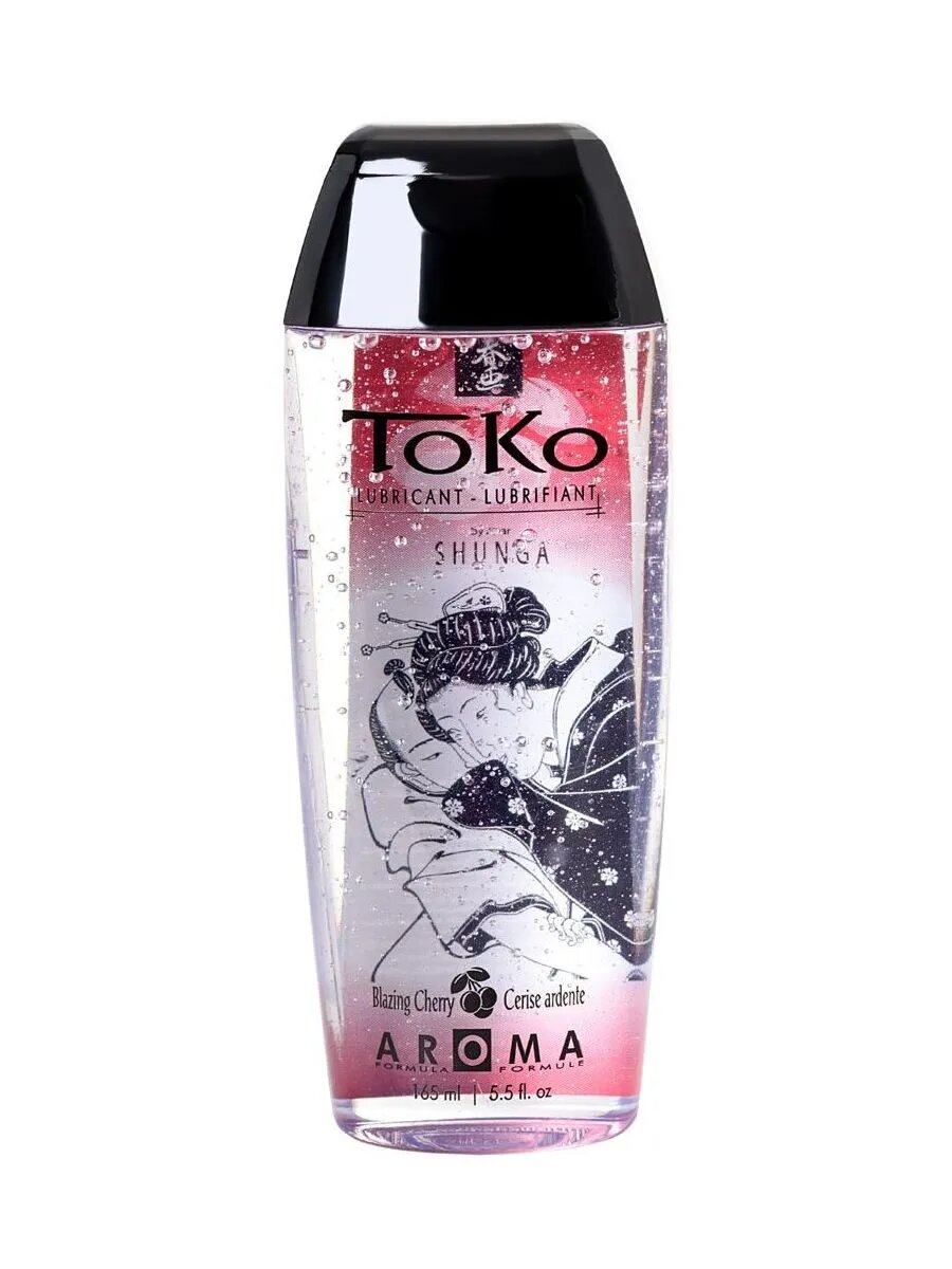 Съедобный лубрикант с ароматом вишни - 165 мл.