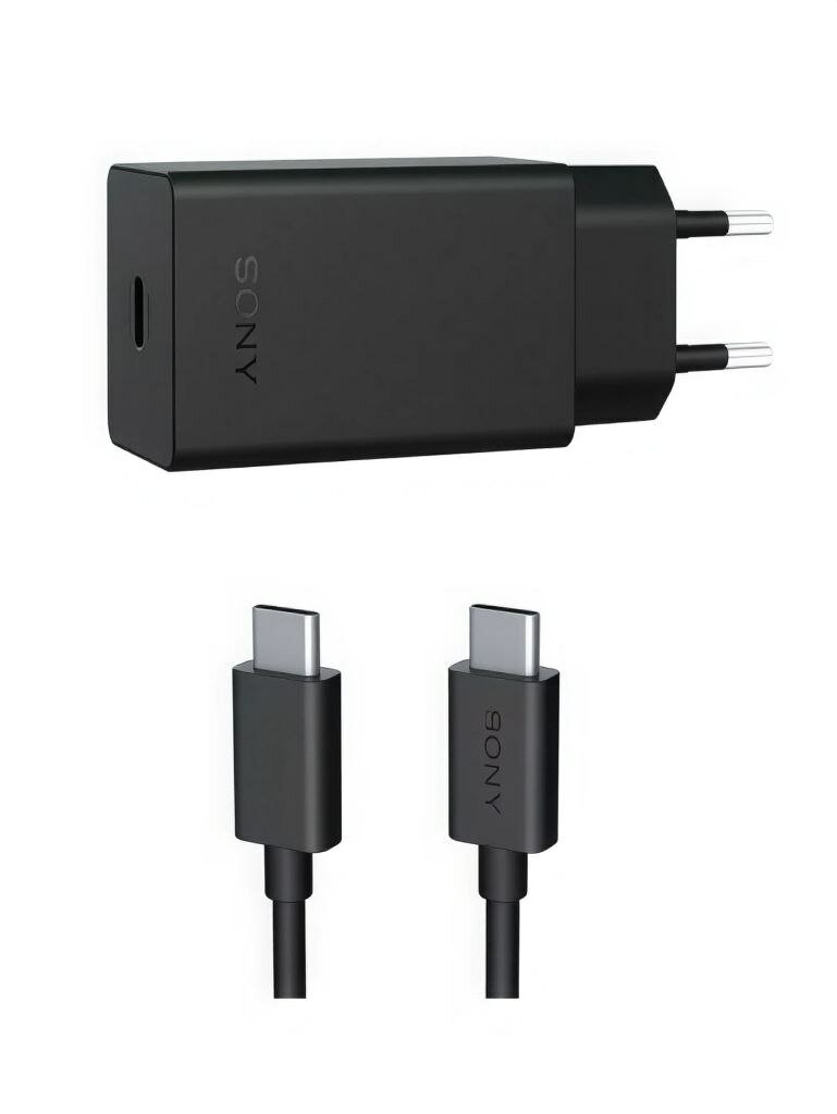 Зарядное устройство Sony XQZ-UC1, 30 Вт, быстрая зарядка, черного цвета