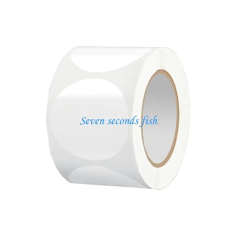 Прозрачные круглые наклейки из ПВХ 500 шт 38MM