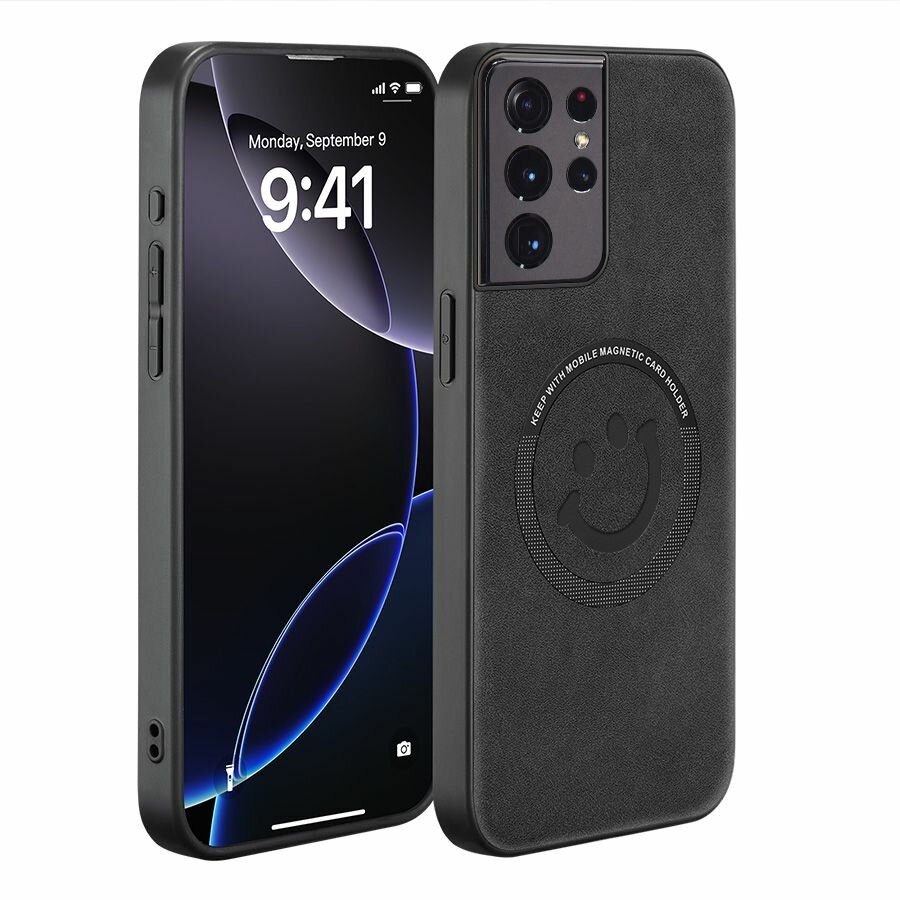 Чехол-Case MagSafe чехол для Samsung Galaxy S21 Ultra(Самсунг Галакси с21 Ультра) Нескользящий и удобный