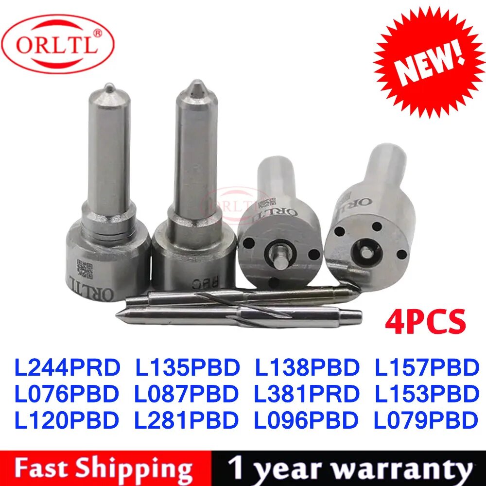 4 шт. L381PRD L136PBD L244PRD L076PBD L087PBD L135PBD L138PBD L079PBD L157PBD L153PBD L120PBD L281PBD Форсунка инжектора для Delphi L136PBD
