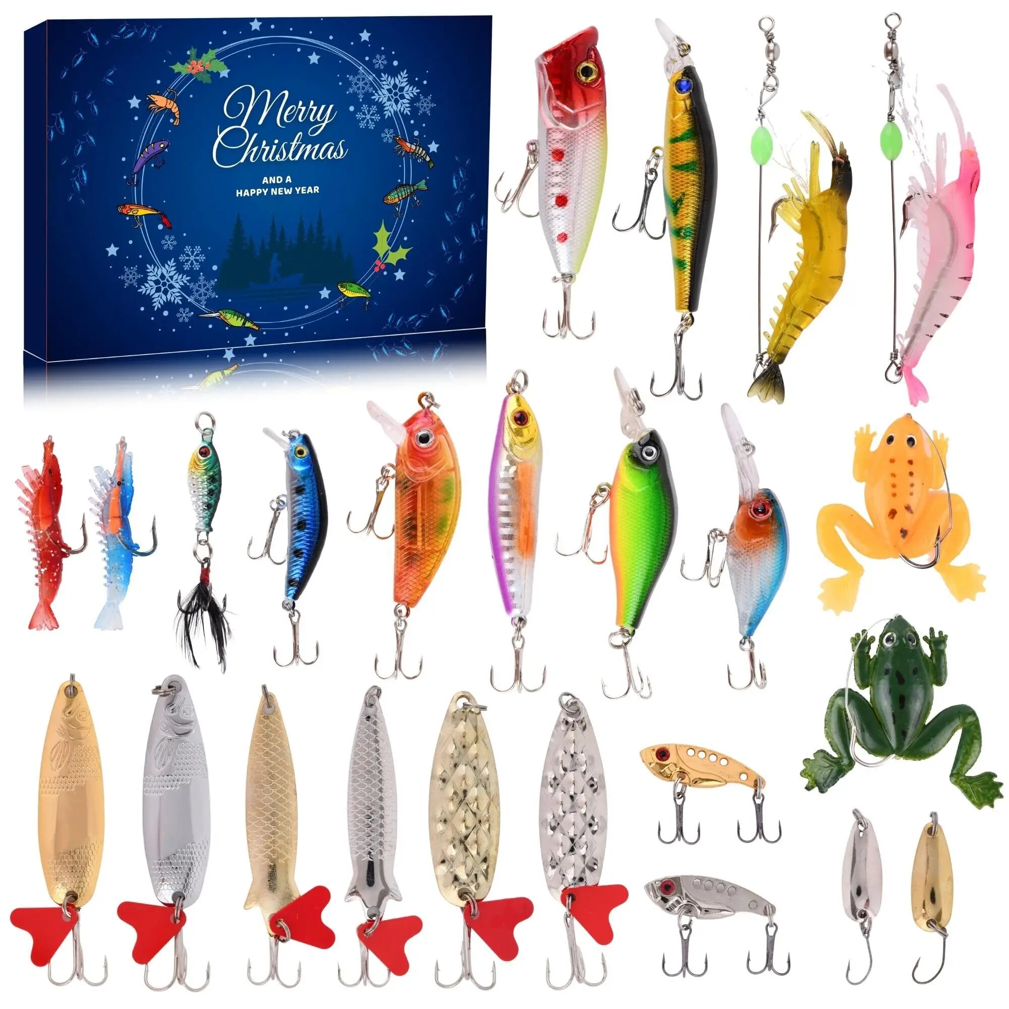 Рыболовный адвент-календарь fishing advent calendar