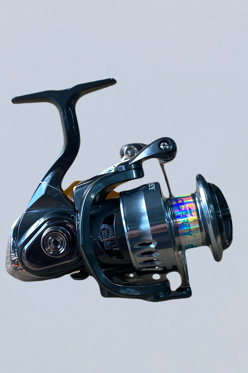 Катушка рыболовная Osprey LY 2000, безынерционная, передний фрикцион, 5+1 подшипников