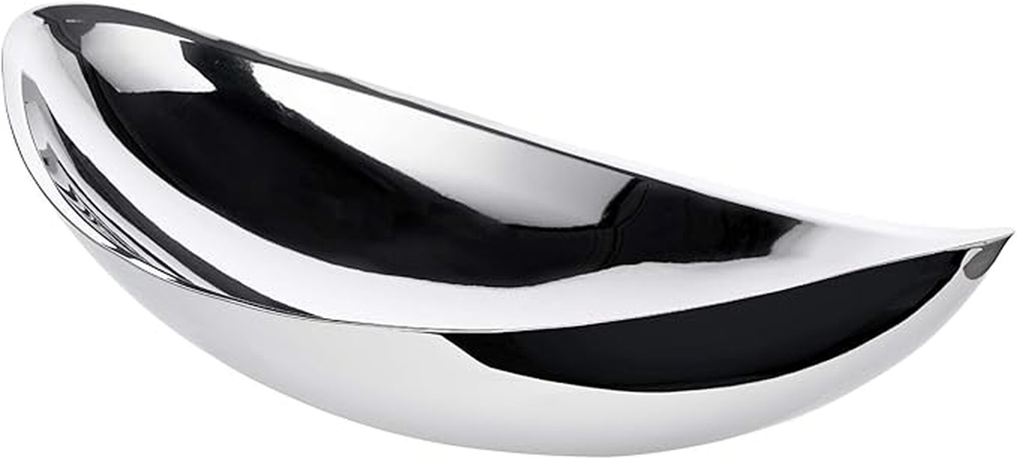 Чаша Edzard Halifax из нержавеющей стали, длина 40 см, цвет серебристый, 8948_EDZARD