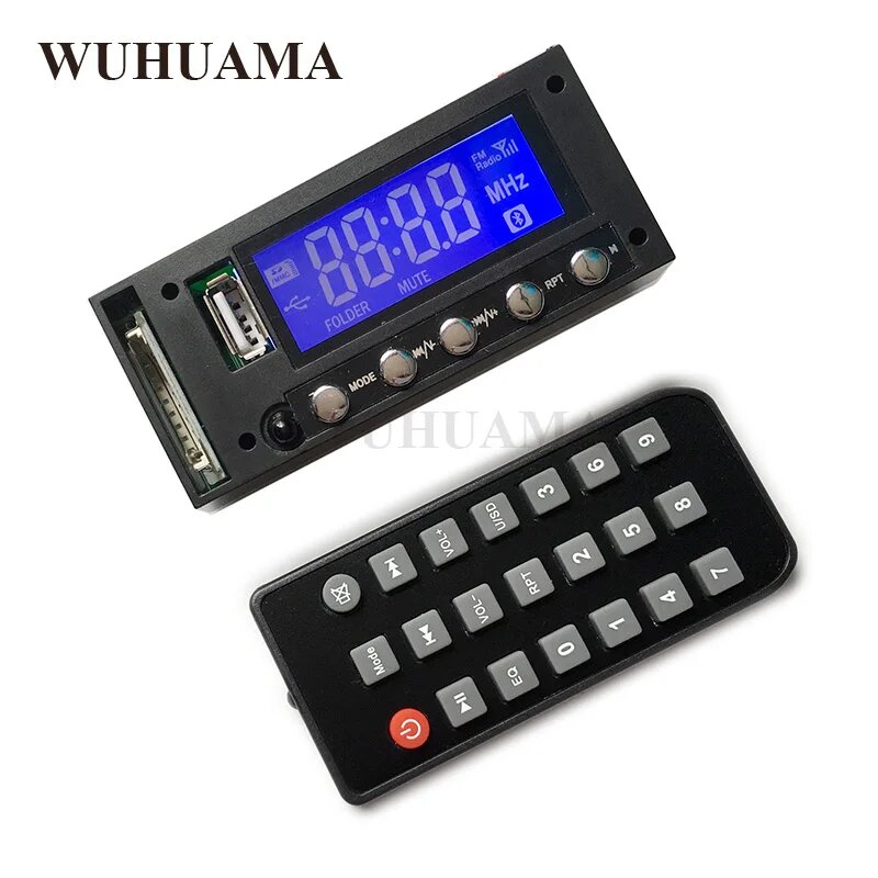 Bluetooth автомобильный MP3 плеер синий