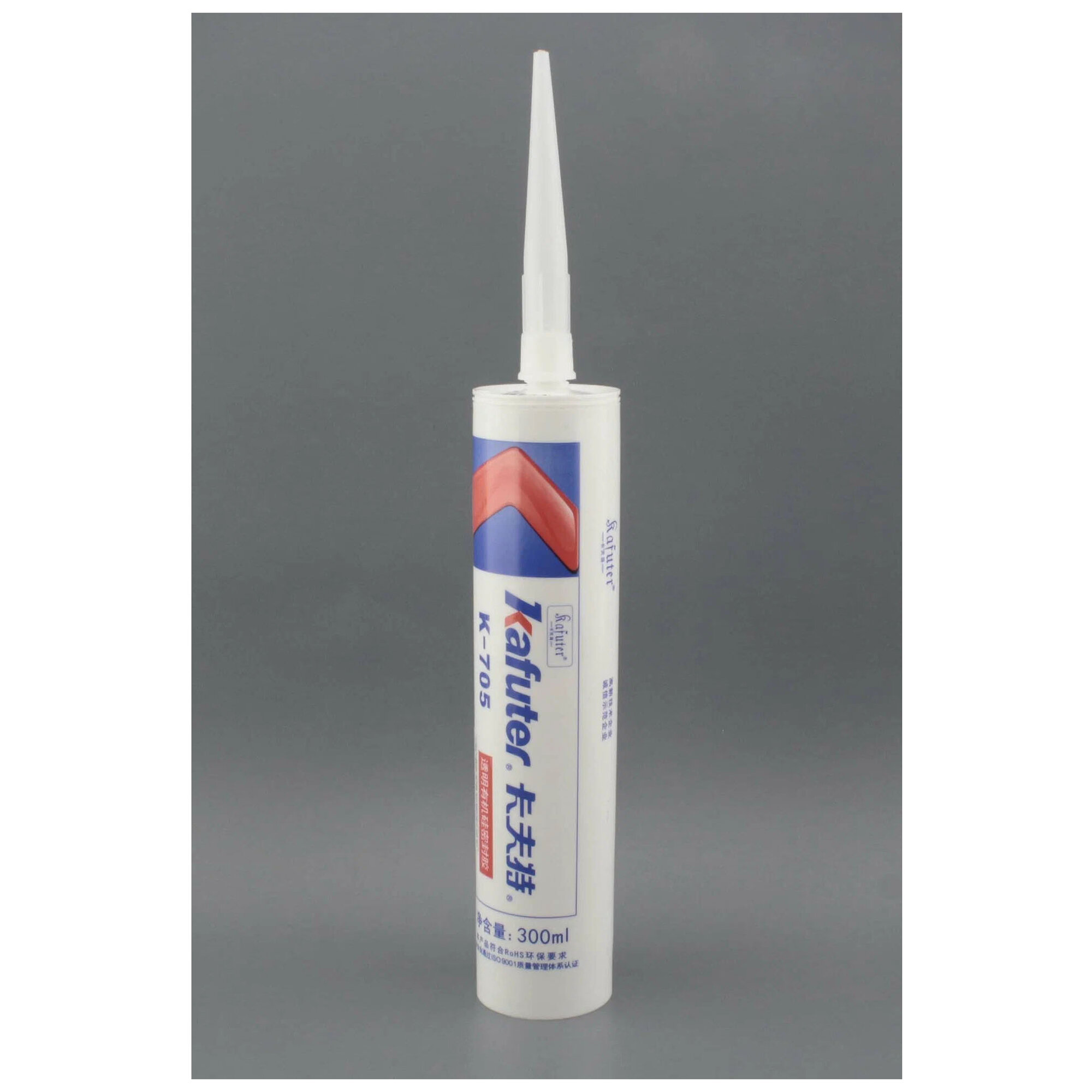 Клей-герметик силиконовый Kafuter K-705 прозрачный 300 мл