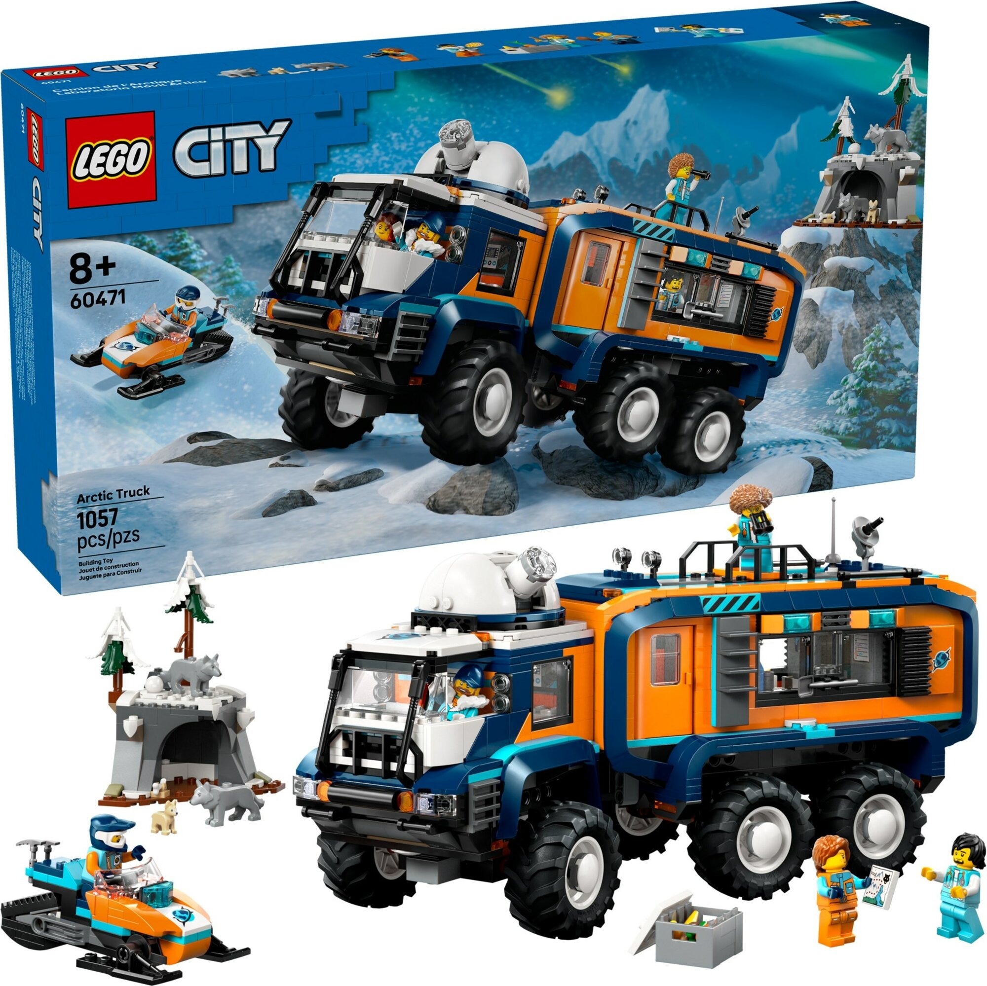 Конструктор LEGO City 60471 Арктический Грузовик, 1057 деталей, от 8 лет