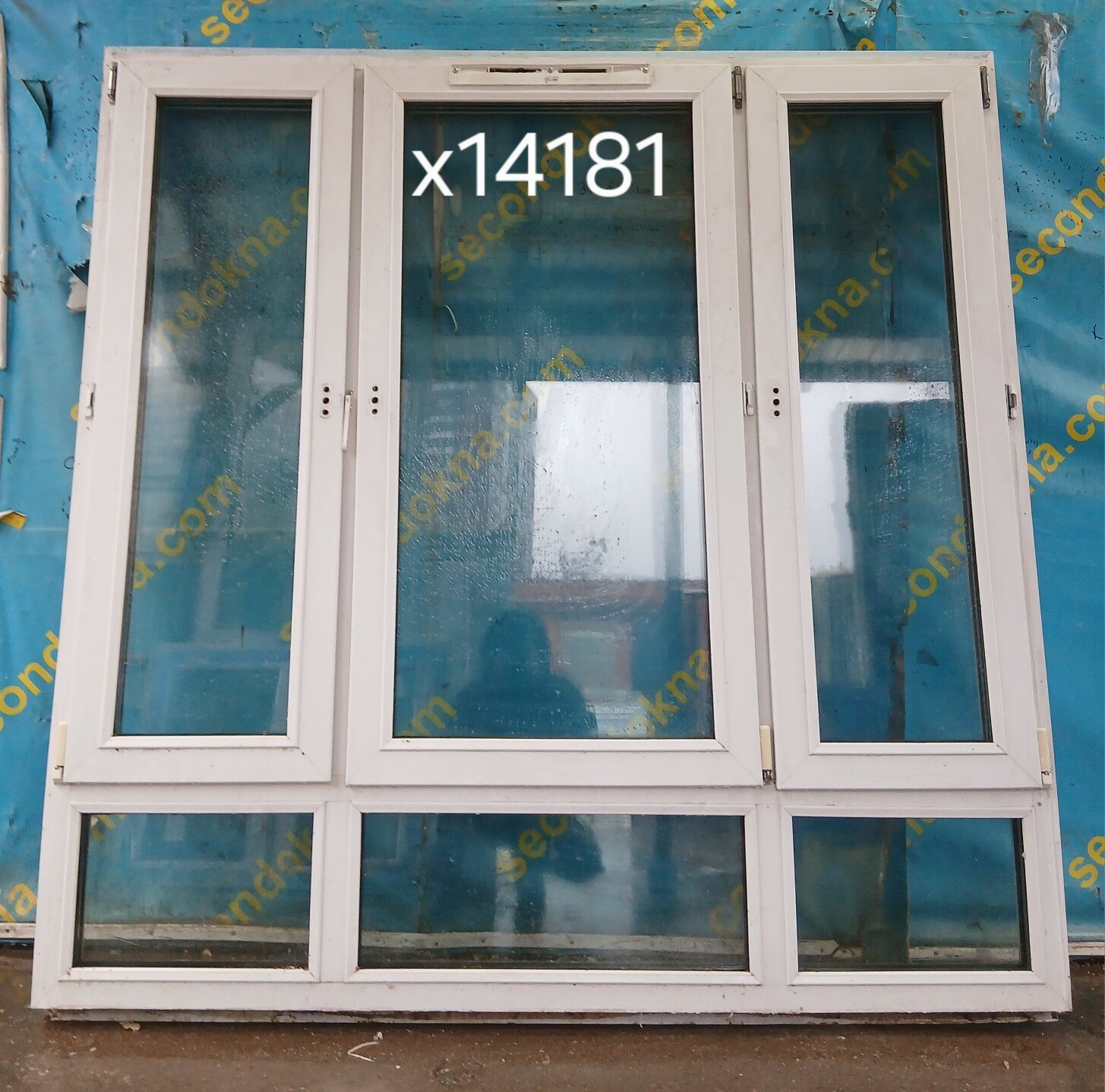 Пластиковое окно Б/У 1740(в) 1430 об х 1740(ш)