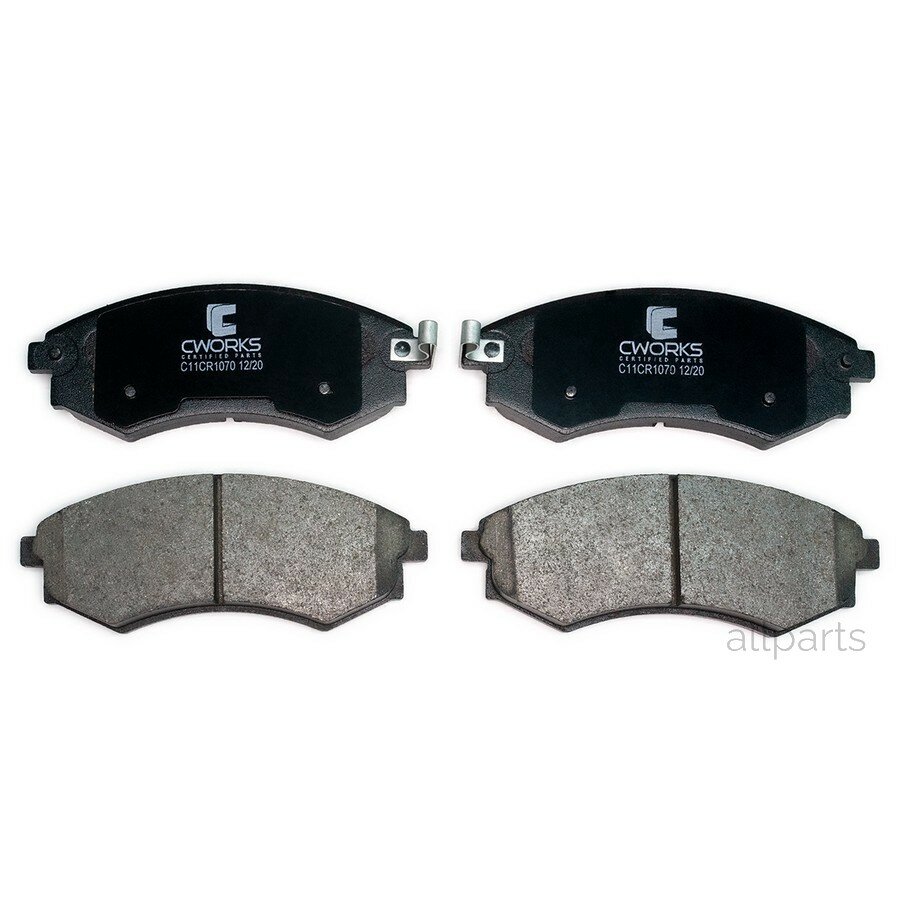 CWORKS C11CR1070 Колодки тормозные дисковые передние Low Metallic