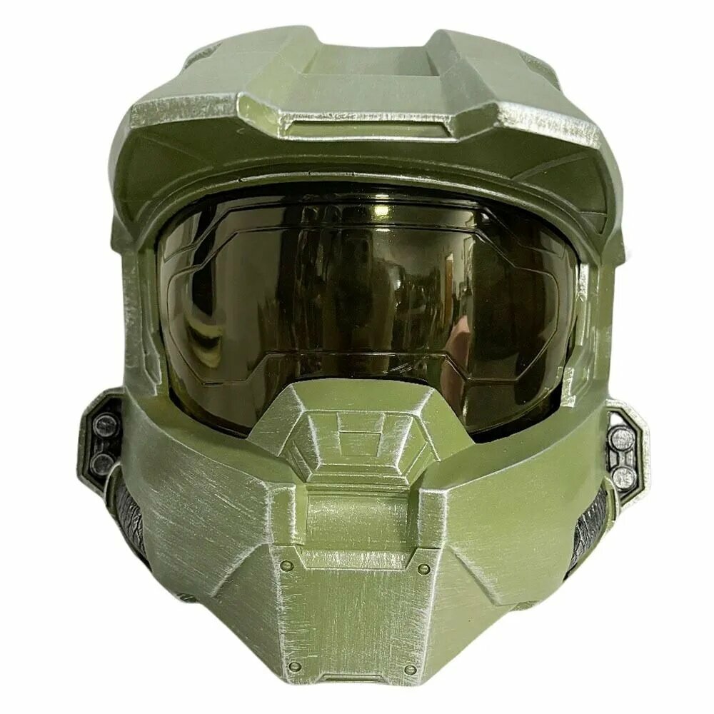 Halo Infinite, реплика шлема Мастера Чифа, косплей, экосмола, дышащая подкладка, HD-линзы