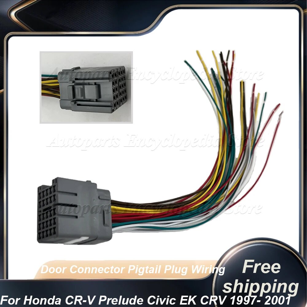 Дверной разъем с косичкой, проводка водителя или пассажира для Acura Integra для Honda CR-V Prelude Civic EK CRV 1997-2001 гг.