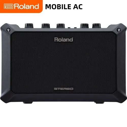 Портативный гитарный усилитель MOBILE AC поддерживает трехканальное микширование, встроенный хорус, ревербератор, эффект WIDE, черный