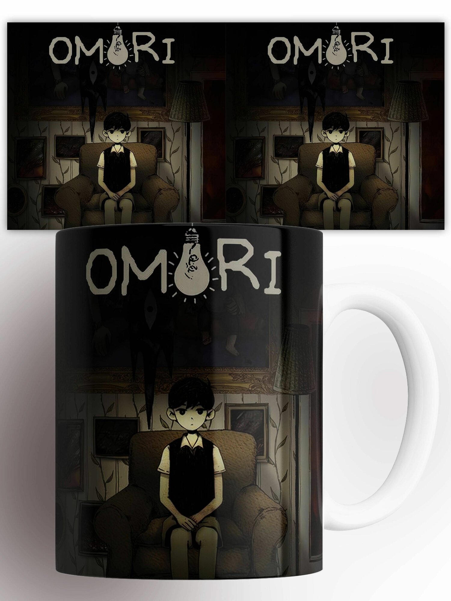 Кружка компьютерная игра Омори Omori 330 мл