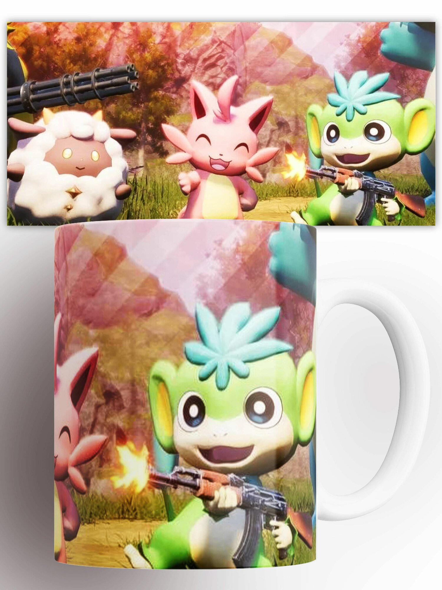 Кружка компьютерная игра Palworld 330 мл