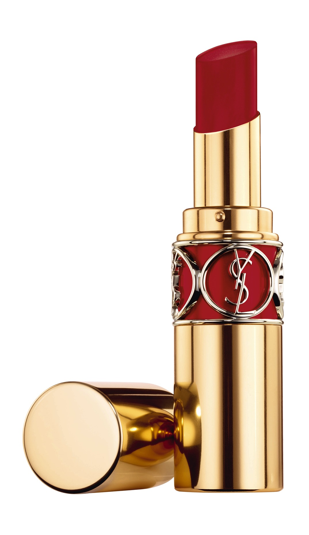 Помада-блеск для губ Yves Saint Laurent ROUGE VOLUPTE SHINE 3.2мл 102 Ready to Seduce Тестер прозрачный колпачок