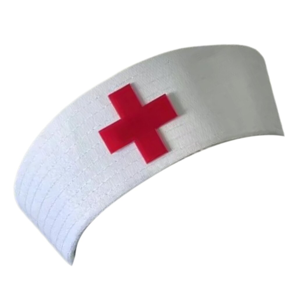 Матросская Шляпа С Крестом JK Navy Hat-Красная Рамка С Крестом Белого Цвета