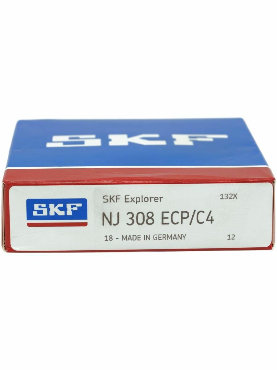 Подшипник NJ 308 ECP/C4 SKF (42308Е) 40x90x23 мм роликовый цилиндрический — фото 1