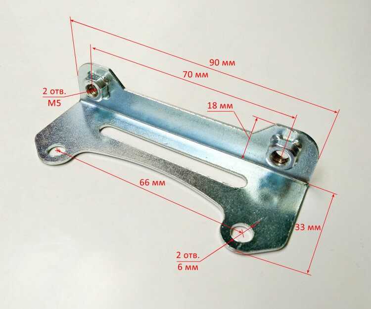 Крепление бака 61/58/226 для GGT-1000-2500 PAIJ, 1900-2900 с TPW22 61/58/226