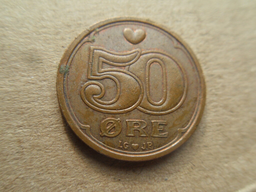 Дания 50 эре, 1997