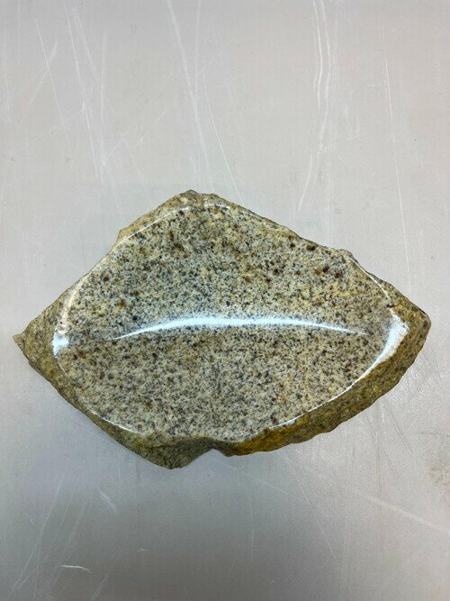 Мыльница из натурального камня магнезит (20х13х3см) MK-022