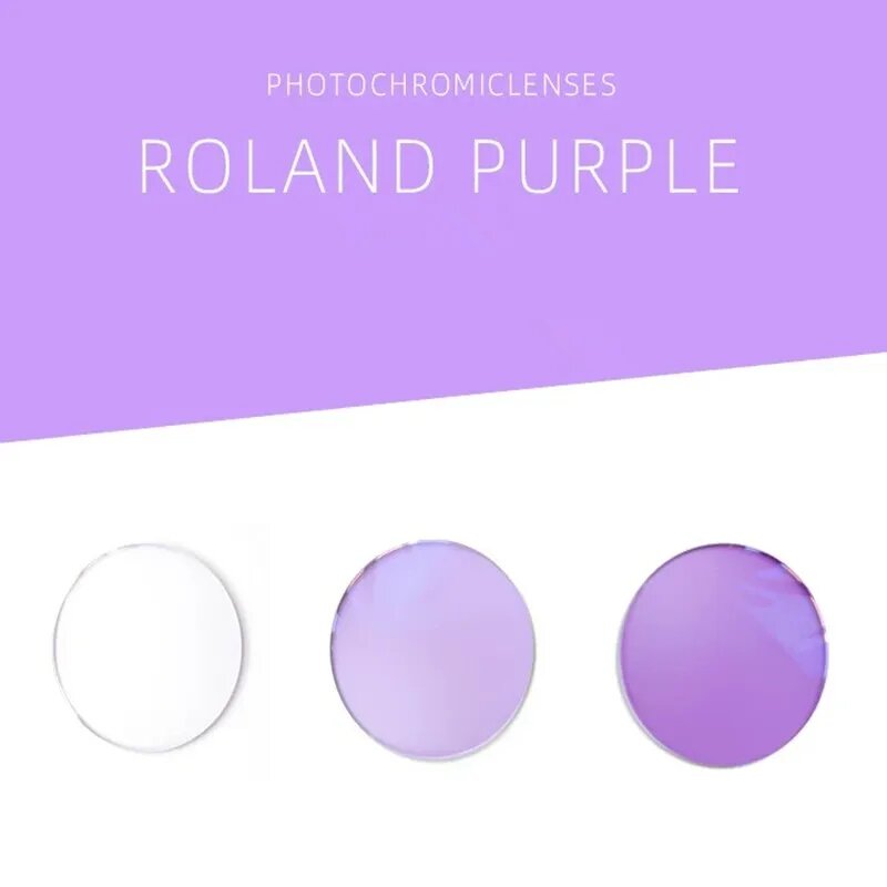 Фотохромные линзы SO SMOOTH WIND MR-8 1,56 1,61 1,67 мужские Purple, Фиолетовый, 1.67